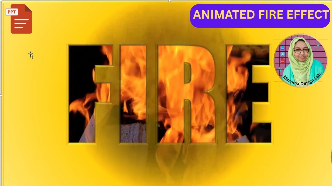 🔥 🔥 Animated FIRE Presentation 🔥 EASY PowerPoint Tutorial - YouTube