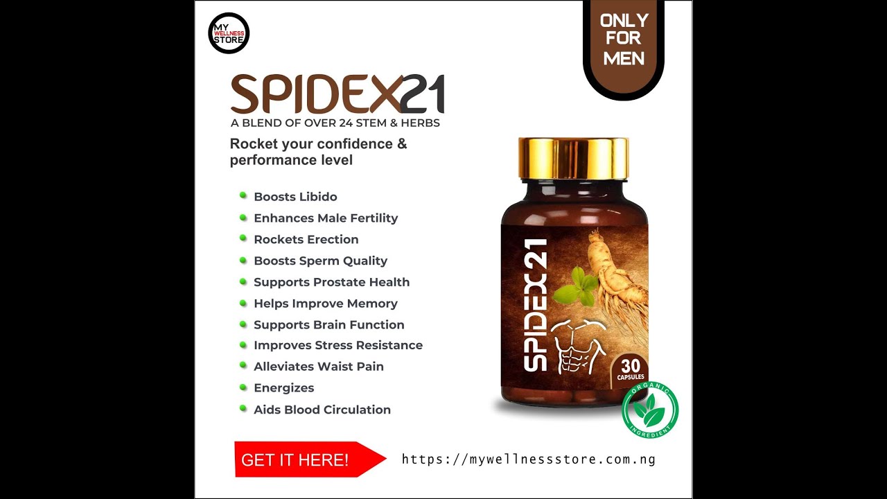 SPIDEX 21 SUPPLEMENT FOR MEN SEXUAL WELLDEING - YouTube