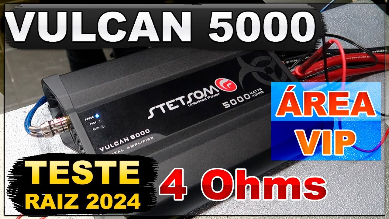 STETSOM VULCAN 5000 EM 4 OHMS - REVIEW E TESTE DE POTÊNCIA VIP - YouTube