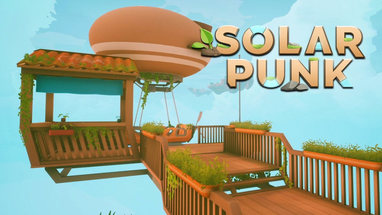 Farming, building and FLYING in SOLARPUNK - YouTube