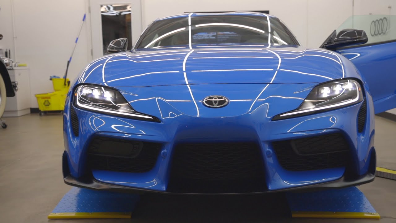 A91 Refraction Blue Toyota Supra getting the full ReVive treatment ...