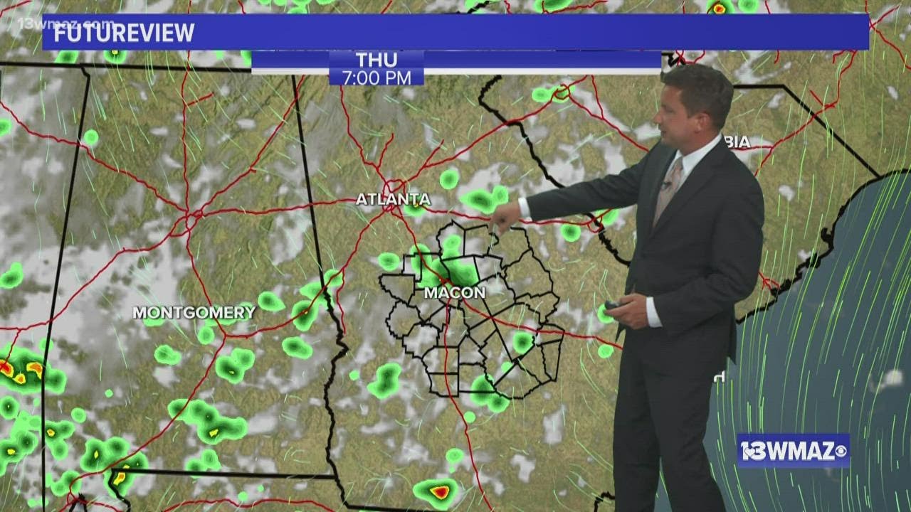Plenty of heat to finish the week | Central Georgia weather - YouTube