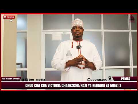 Fursa fursa fursa!! Kozi ya Lugha ya Kiarabu kufundishwa rasmi Chuo cha Victoria  Pemba. Wahi fomu