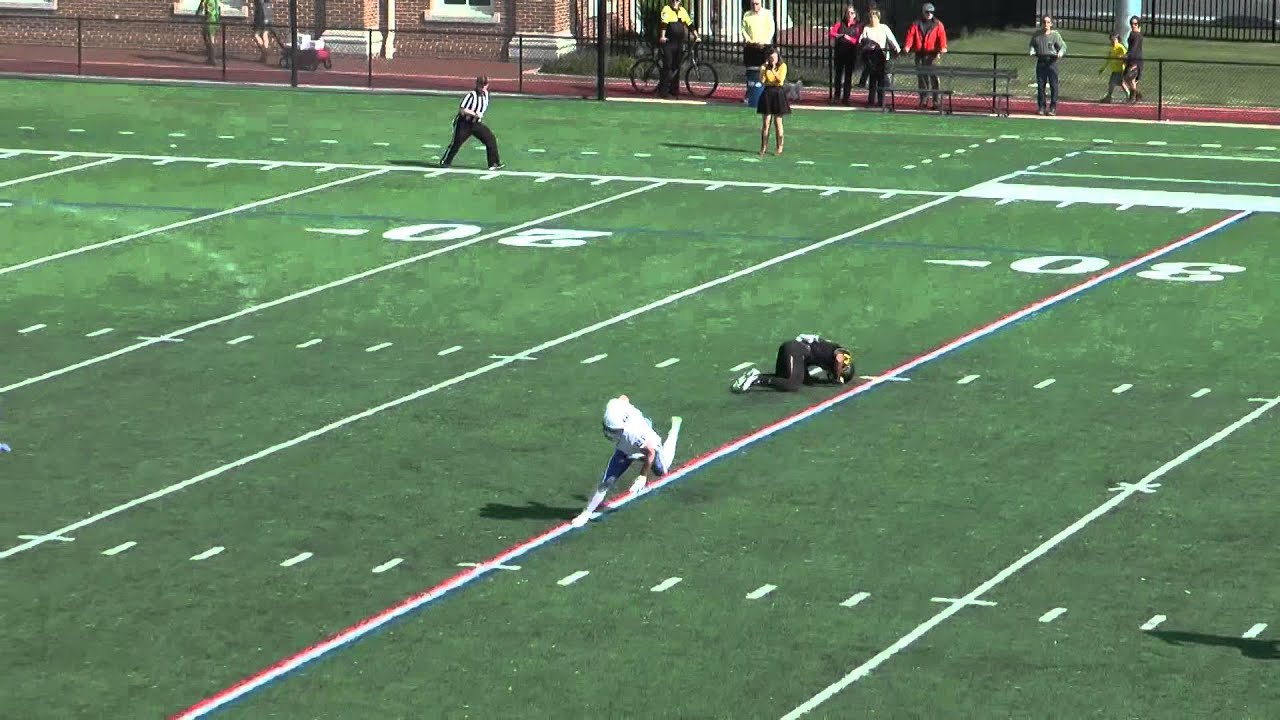 W&L one-handed interception spurs comeback - YouTube