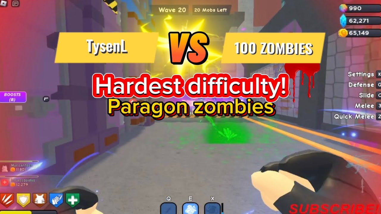 Roblox Paragon Zombies To much FUN - YouTube