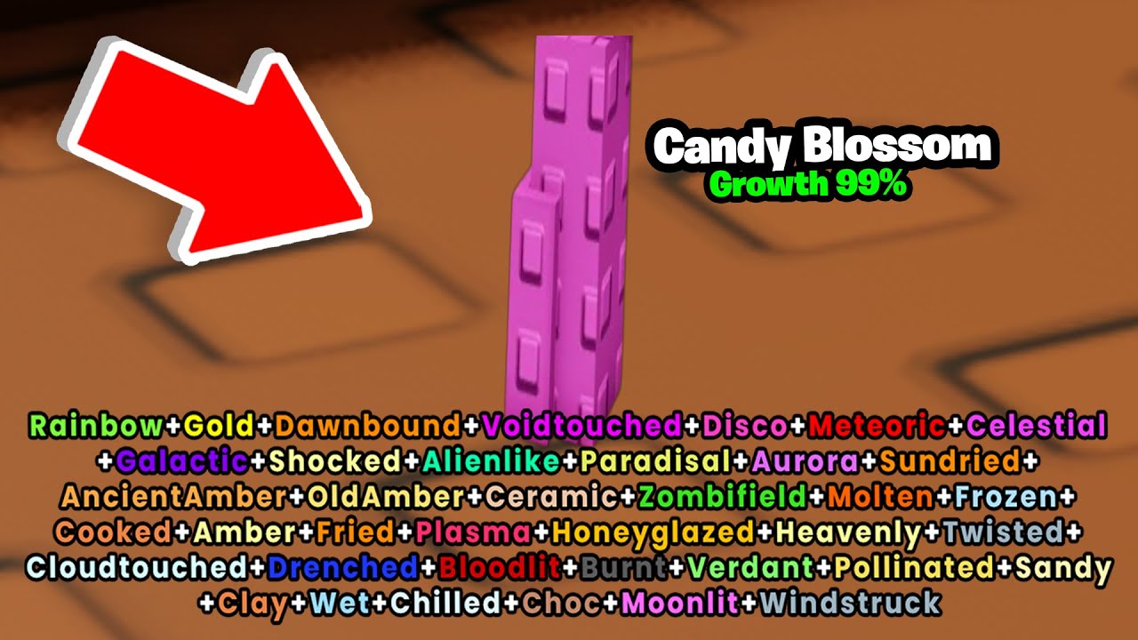 I Built a RAINBOW Mutation Only CANDY BLOSSOM Garden to Make TRILLIONS ...