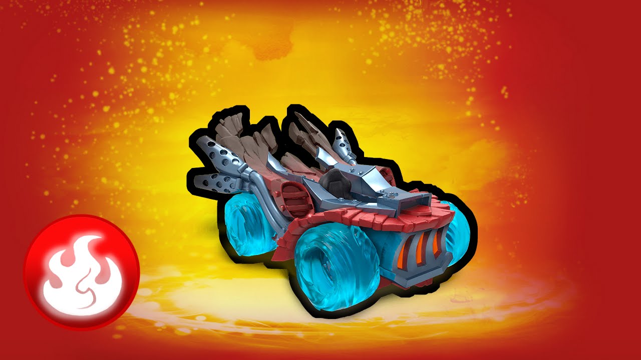 Skylanders Superchargers - All FIRE Skylanders driving a vehicle - YouTube