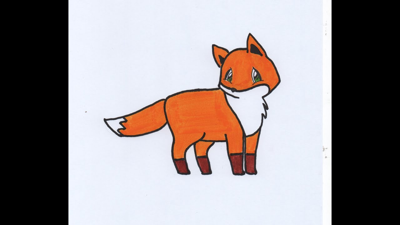 How to Draw Fun "Fox Kawaii" - Come Disegnare un simpatica "Volpe ...
