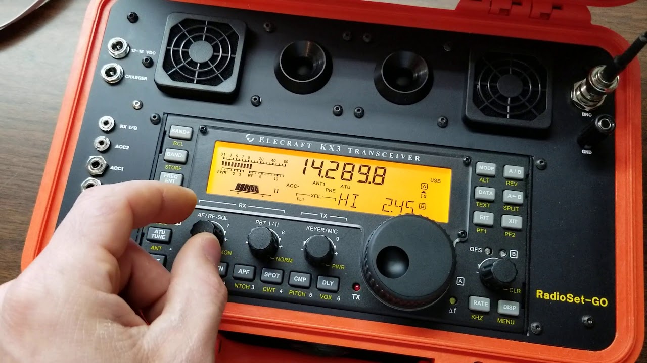 Elecraft KX3 retrofit by RadioSet-GO - YouTube