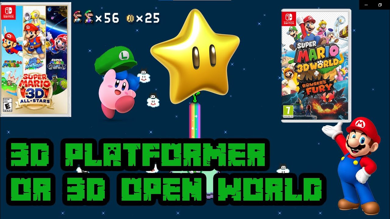 Mario: 3D platformer or 3D open world - YouTube