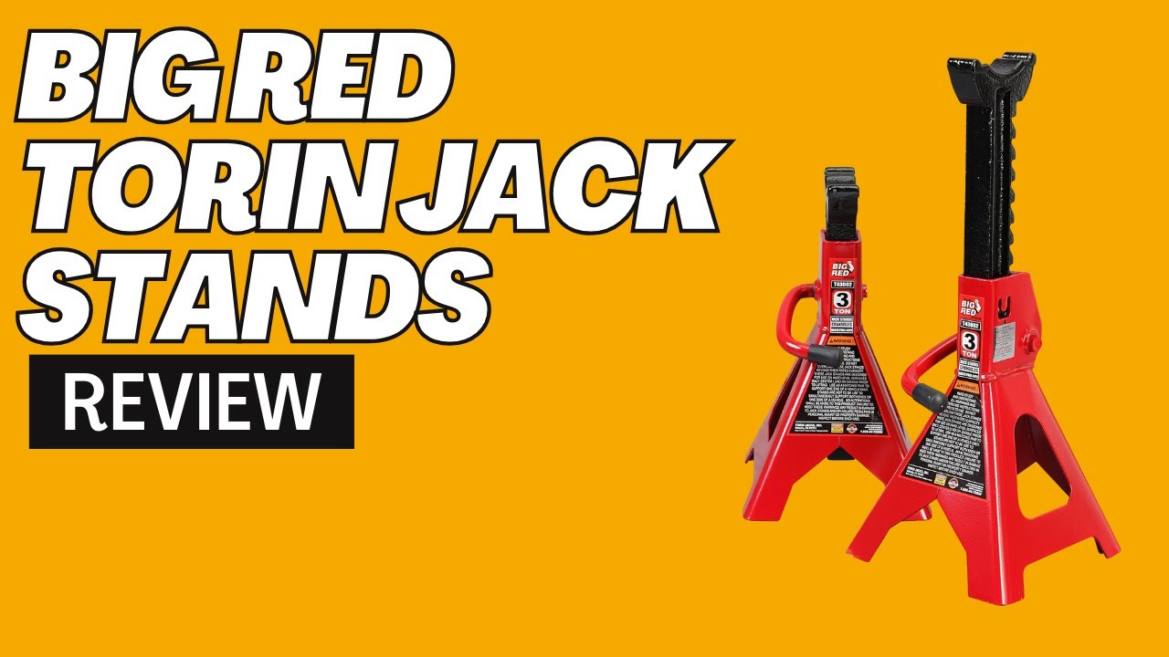 BIG RED TORIN JACK STANDS REVIEW - YouTube