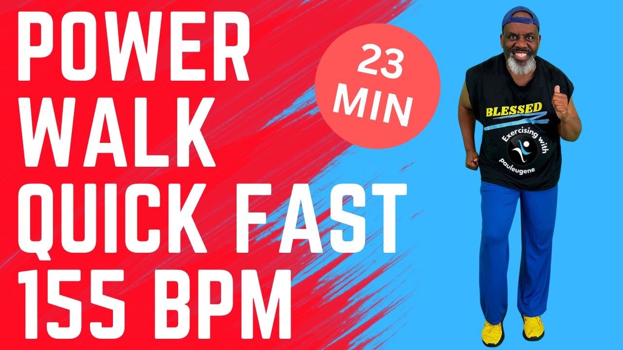 Burn Calories Fast with This 23 Min Fast-Paced Low Impact Power Walk ...