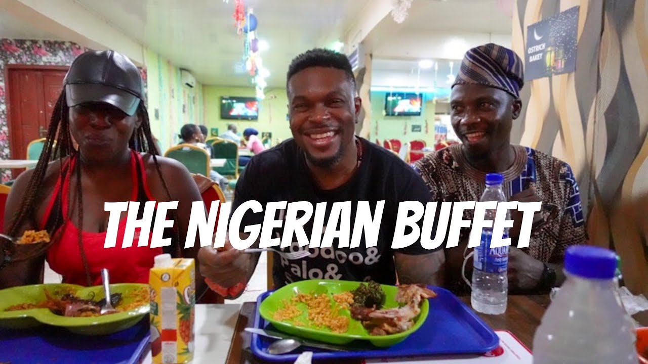 We Went To My Favorite Nigerian Buffet In Osogbo, Nigeria - YouTube