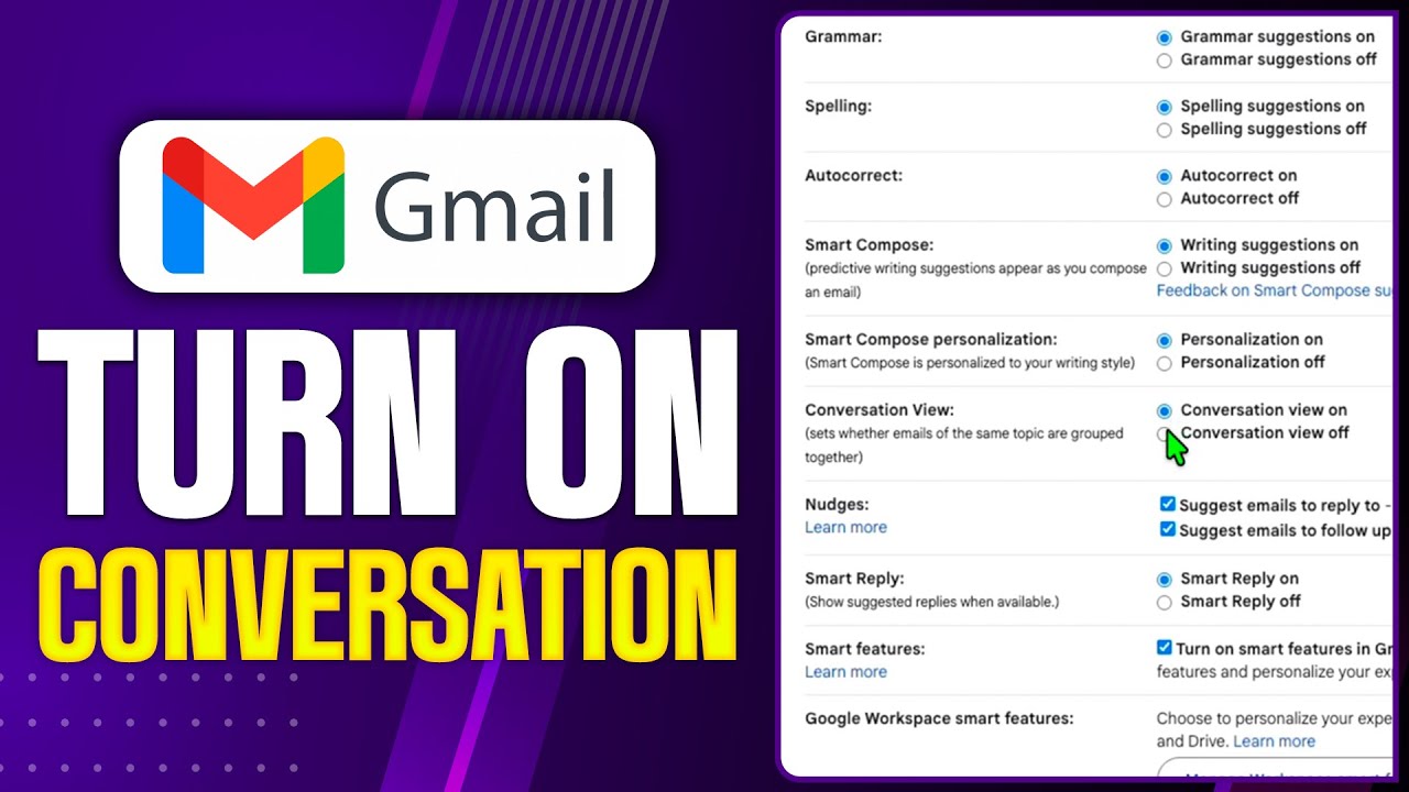 How To Turn Conversation View On Gmail (2026 Updated Tutorial) - YouTube