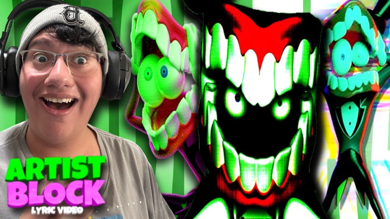 CAINE GOES CRAZY IN THIS SONG!! || ARTIST BLOCK - The Amazing Digital ...