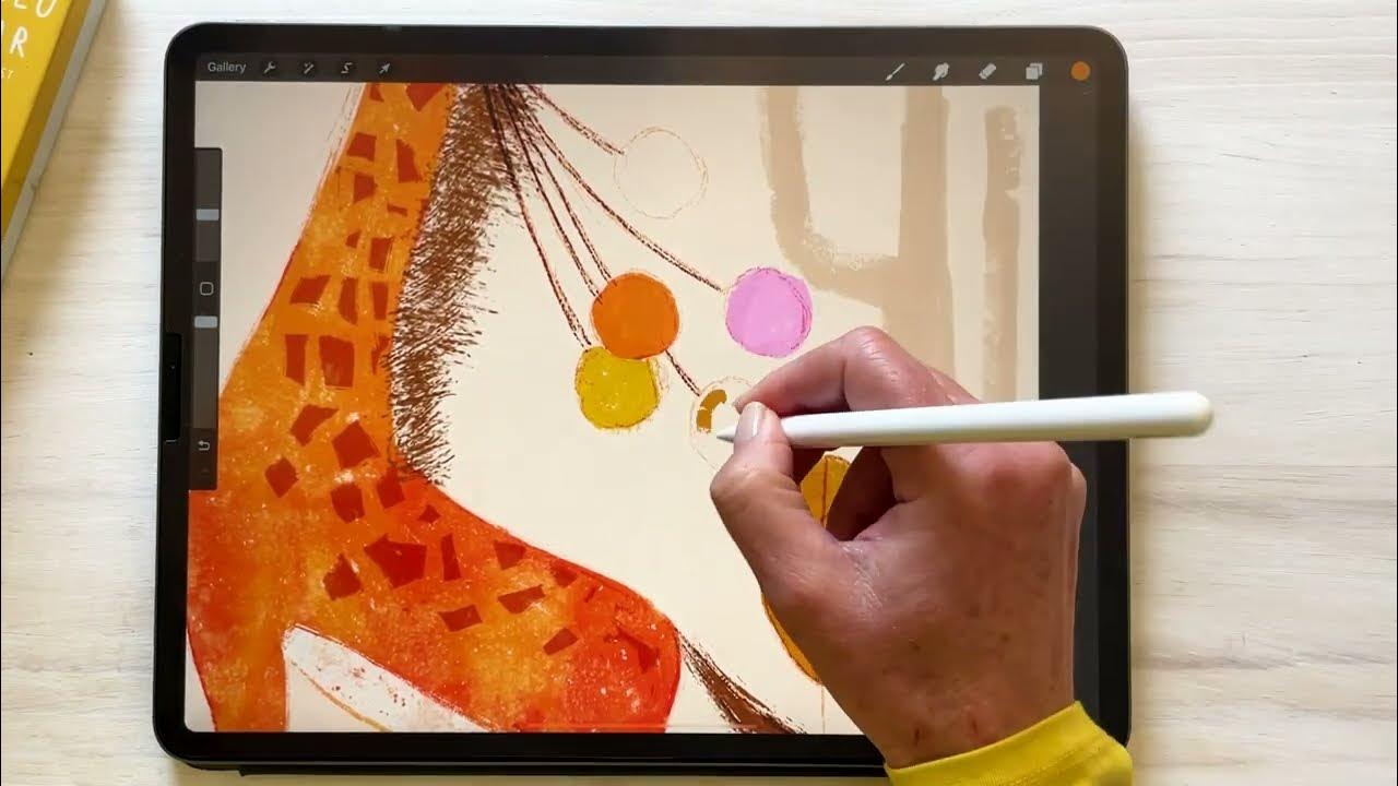 Procreate Tutorial - Using Procreate Alpha Lock To Add Texture - YouTube