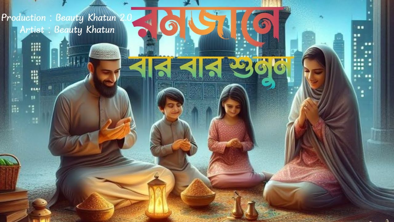 রমজানে বার বার শুনুন নতুন মধুর গজল । Bangla naat Sharif official ...
