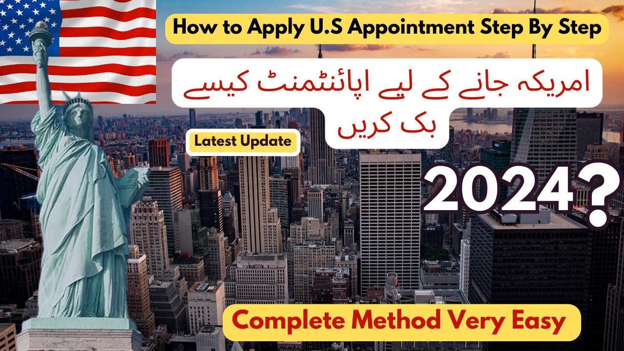 How to Apply for USA Visa Appointment Made Easy! | Complete 2024 Step ...