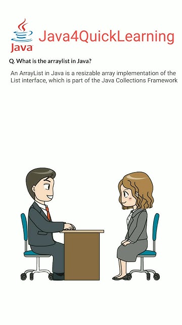 What is the arraylist in java #java #arrays #arraylist #interview #freshers #java4quicklearning ...