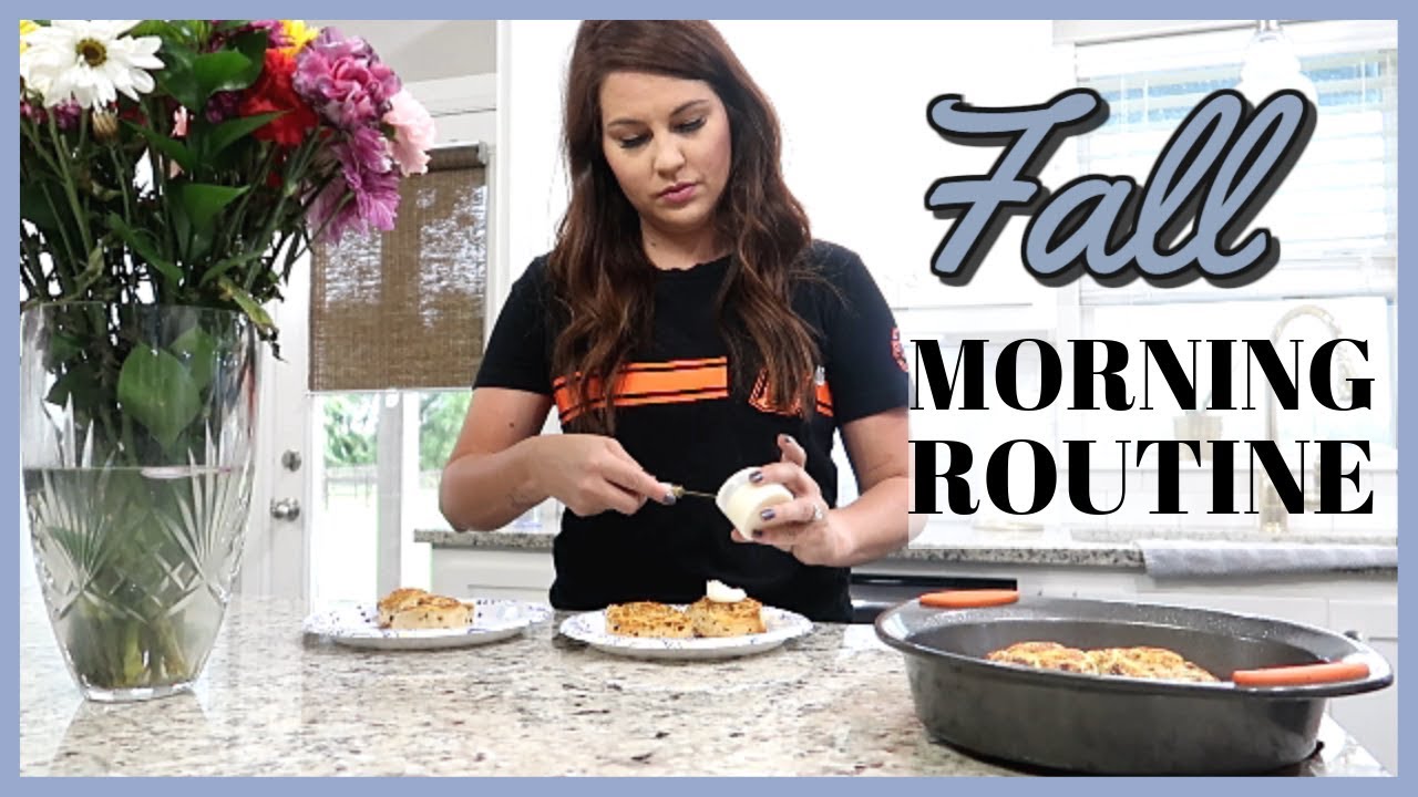 FALL MORNING ROUTINE 2019 | PRODUCTIVE MORNING | STAY AT HOME MOM ...