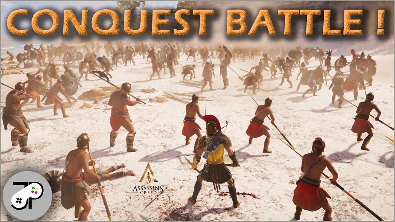 Conquest Battles! Assassin's Creed Odyssey! Ultra settings! - YouTube