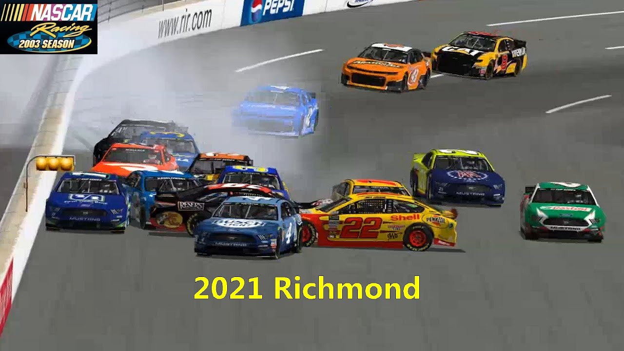 2021 Richmond - NASCAR Racing 2003 Season: Cup 2019 Mod - YouTube