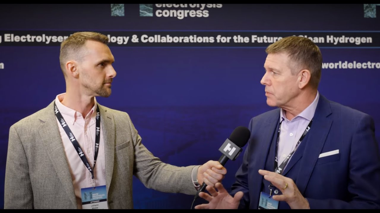 World Electrolysis Congress Onsite Interview with Martin Walder from ...