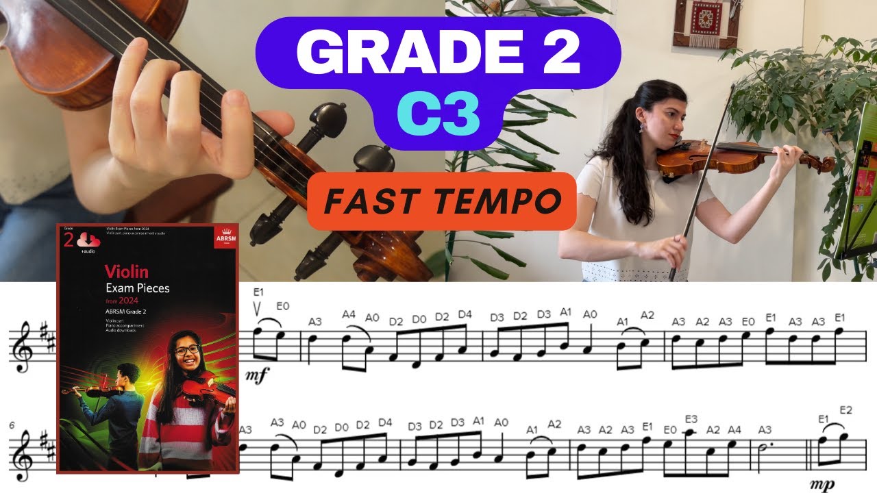 Grade 2 - C3: "Lady Meng Jiang" Chinese Trad. ABRSM Violin 2024 | Fast ...