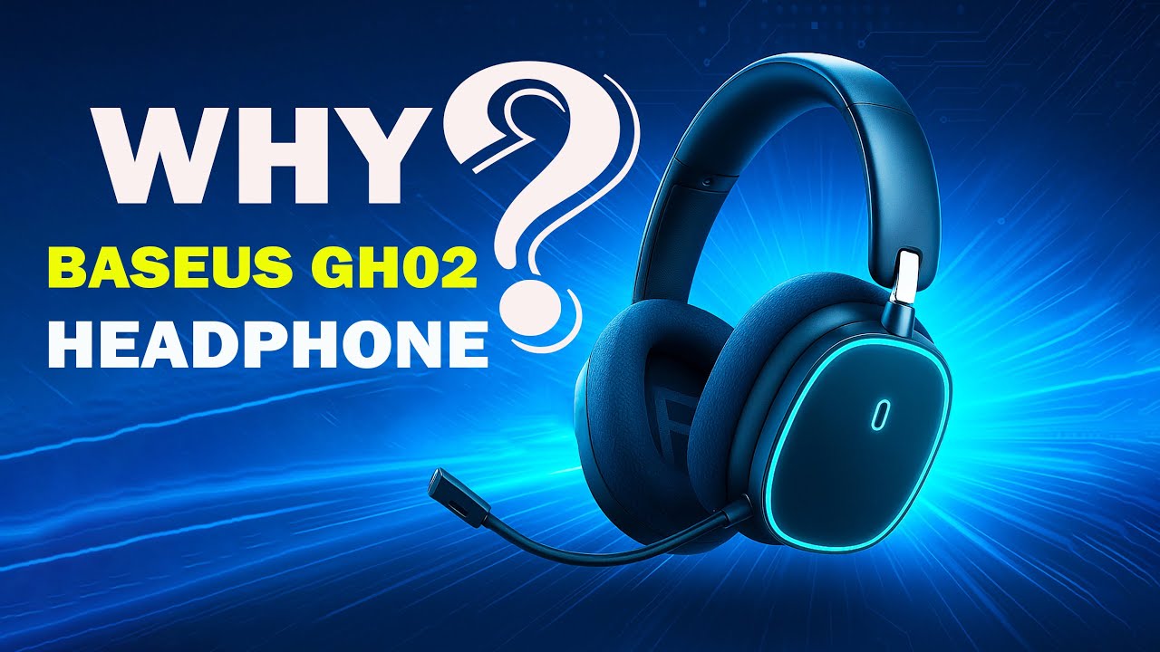 Baseus GH02 Wireless Headphone For [2025] - Best Gaming Headset - YouTube