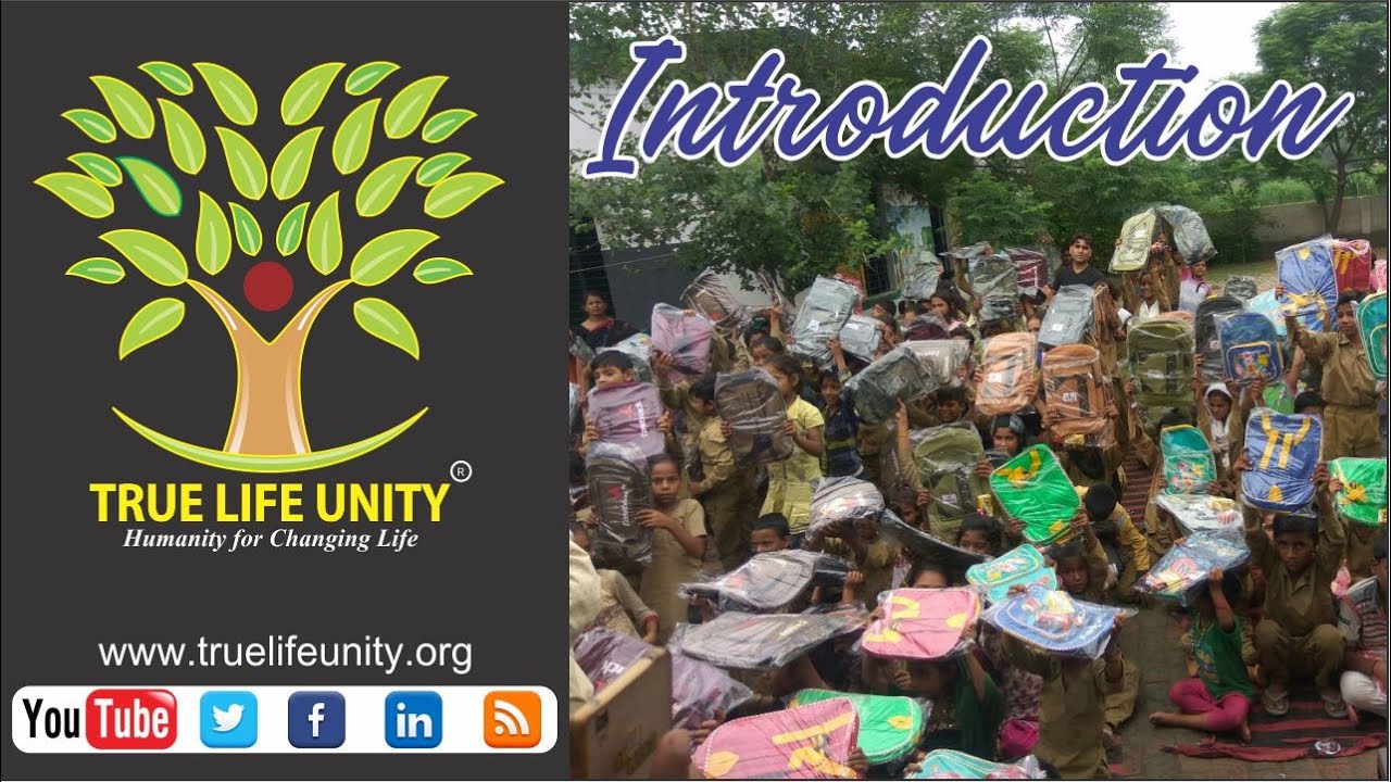 Introduction of True Life Unity (NGO) - YouTube