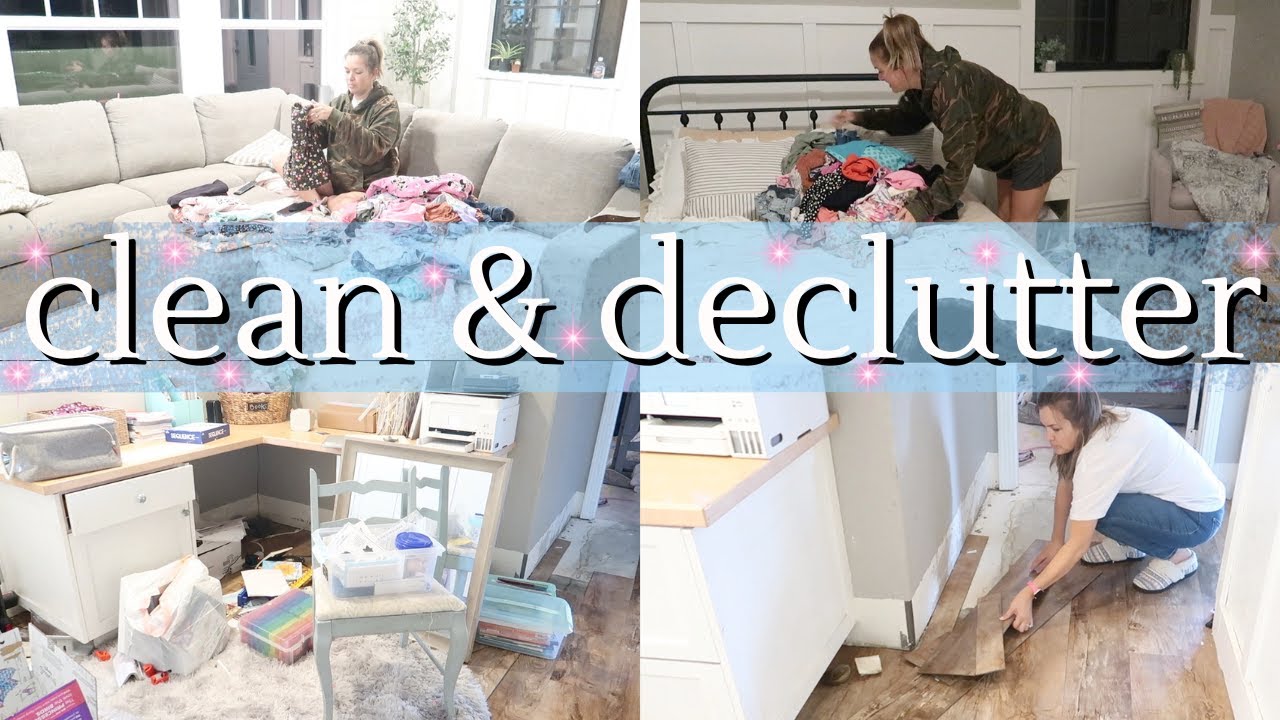 Clean Declutter Organize Cleaning Motivation Decluttering Youtube