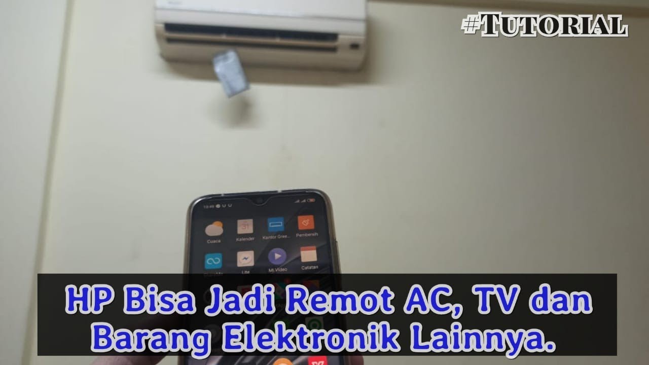 Hp bisa jadi remote AC, TV, kamera dan lainnya - YouTube