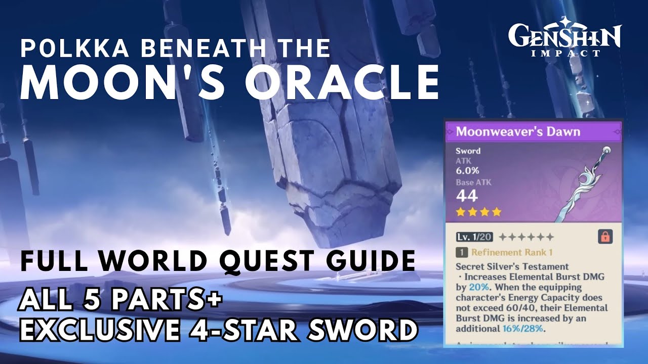Polkka Beneath the Moons Oracle Full World Quest Guide | All 5 Parts ...