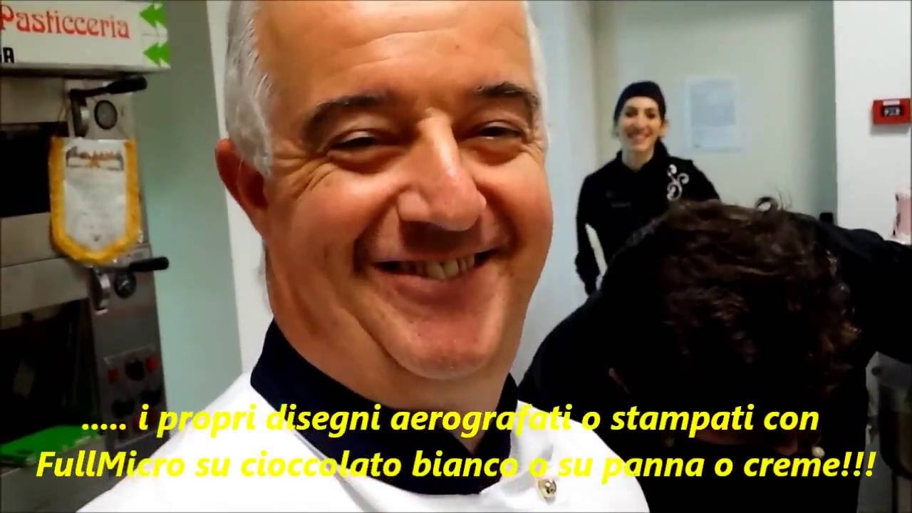 Corso di Aerografia in Pasticceria con Mario Romani - YouTube