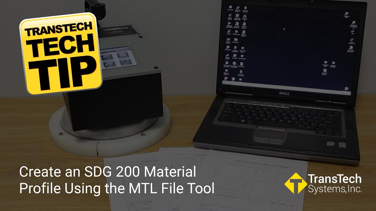 Create an SDG 200 Material Profile using the MTL File Tool - YouTube