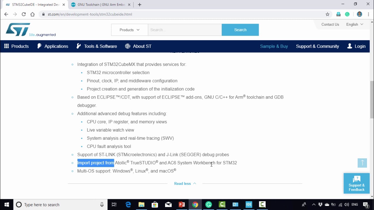 Lecture 2 Key Features Of Stm32cubeide Youtube 4016
