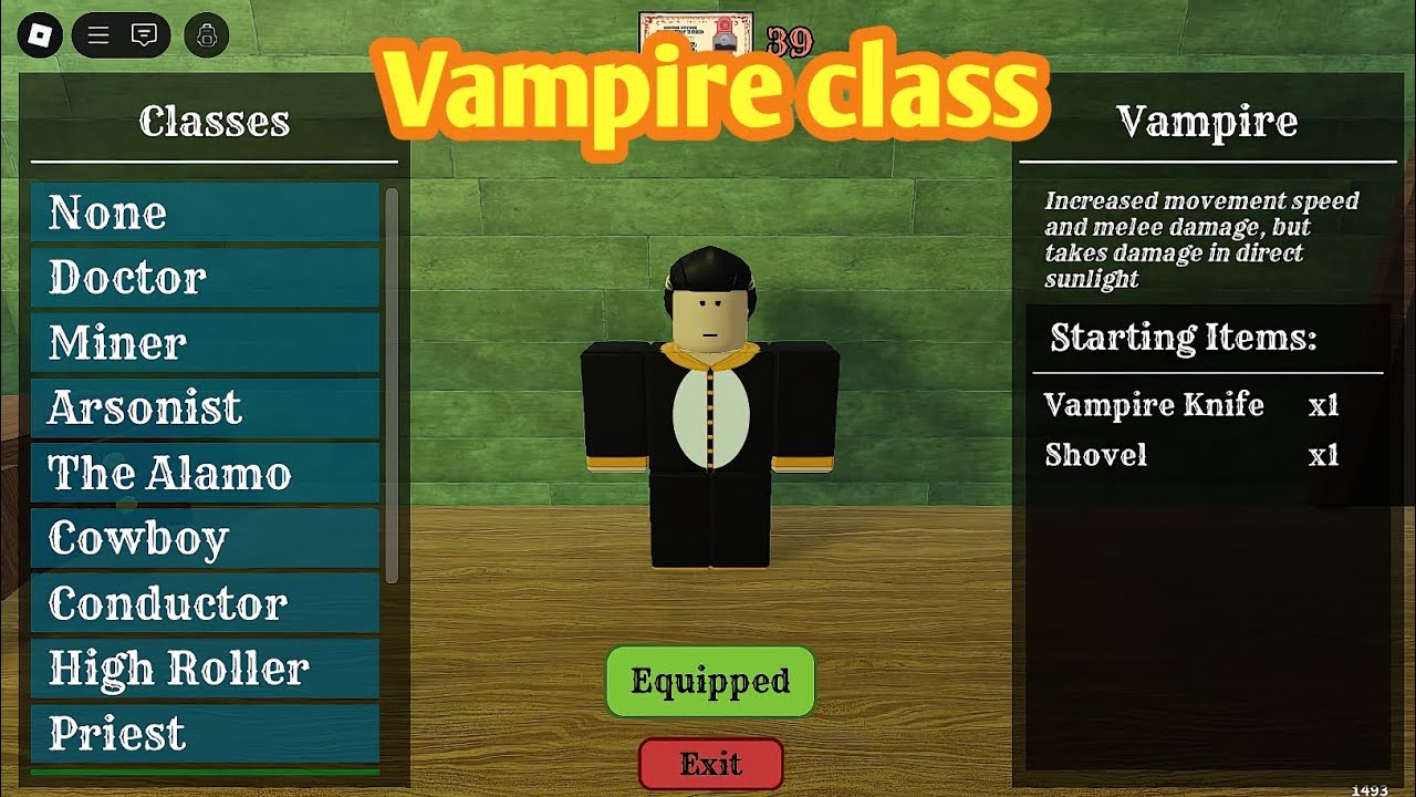 Dead rails: Vampire class (wait for the end) - YouTube