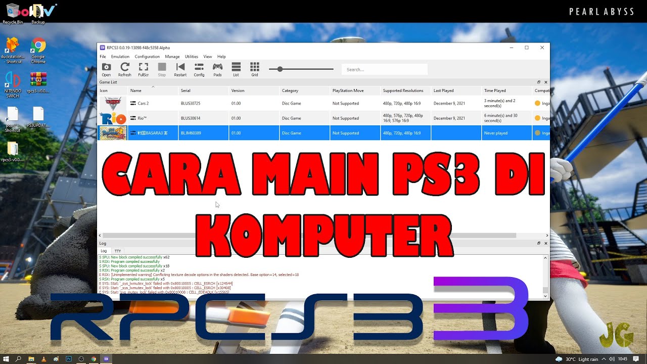 Cara main game ps3 di Komputer / PC - YouTube