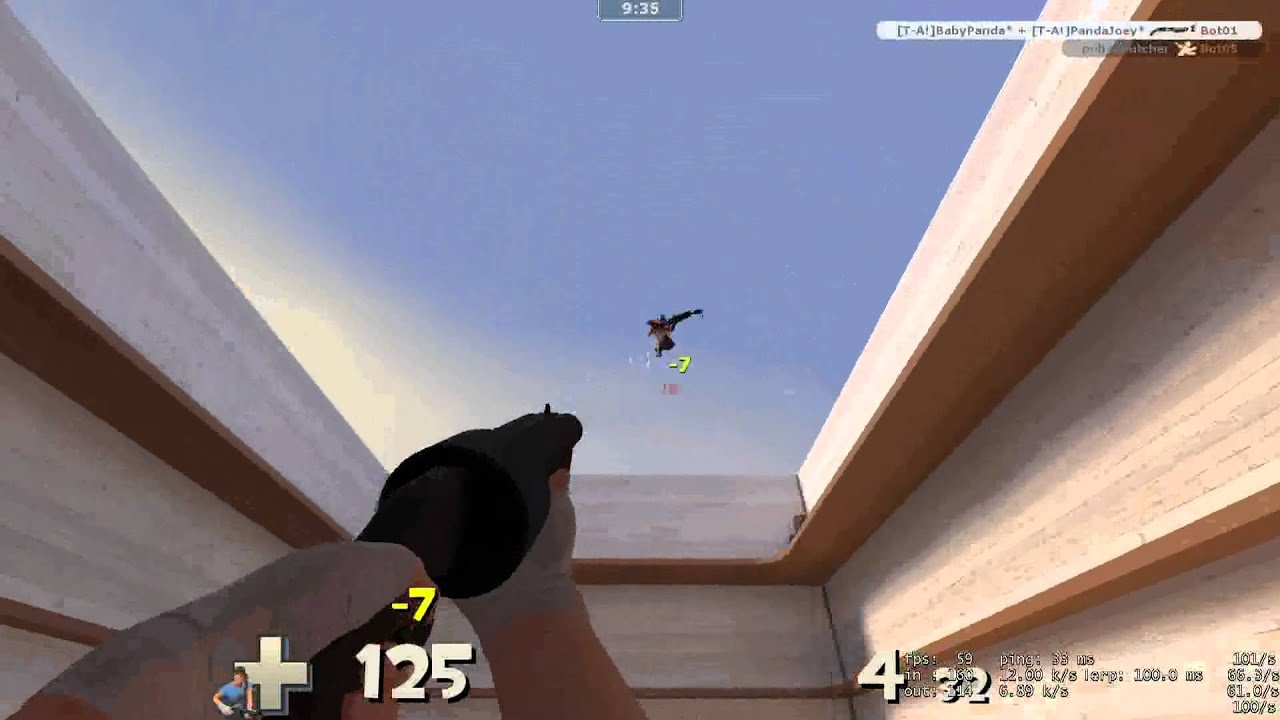 tf2 training map me and my bro messing around - YouTube