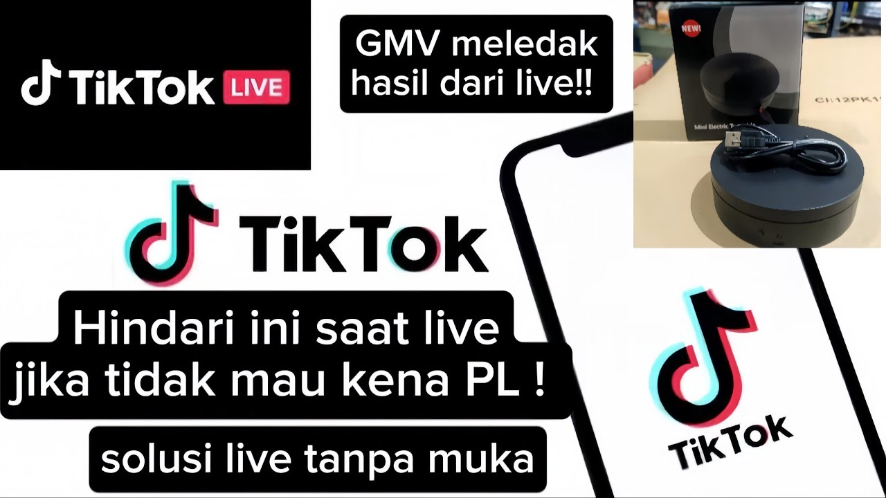 Unboxing peralatan live anti PL tik tok shop, yang gak PD tampil muka ...
