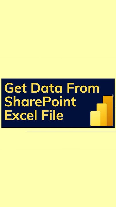 Get Data From SharePoint Excel File in Power BI #powerbi #sharepoint #getdata - YouTube