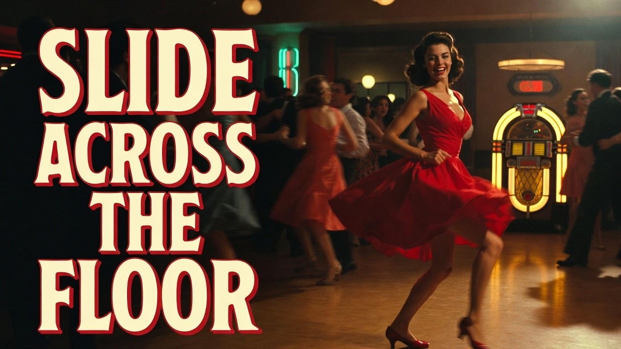 Slide Across the Floor | Fast 1950s Rock & Roll Dance Hit - YouTube