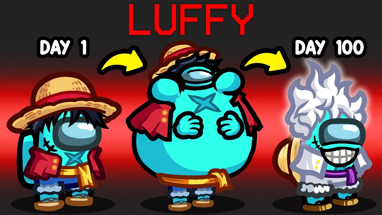 One Piece Luffy Mod in Among Us - YouTube