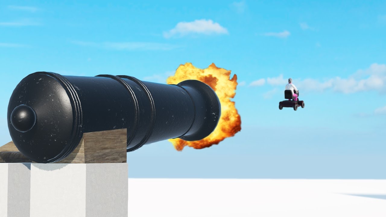 GIANT CANNON OF DEATH ( StuntFest #2) - YouTube