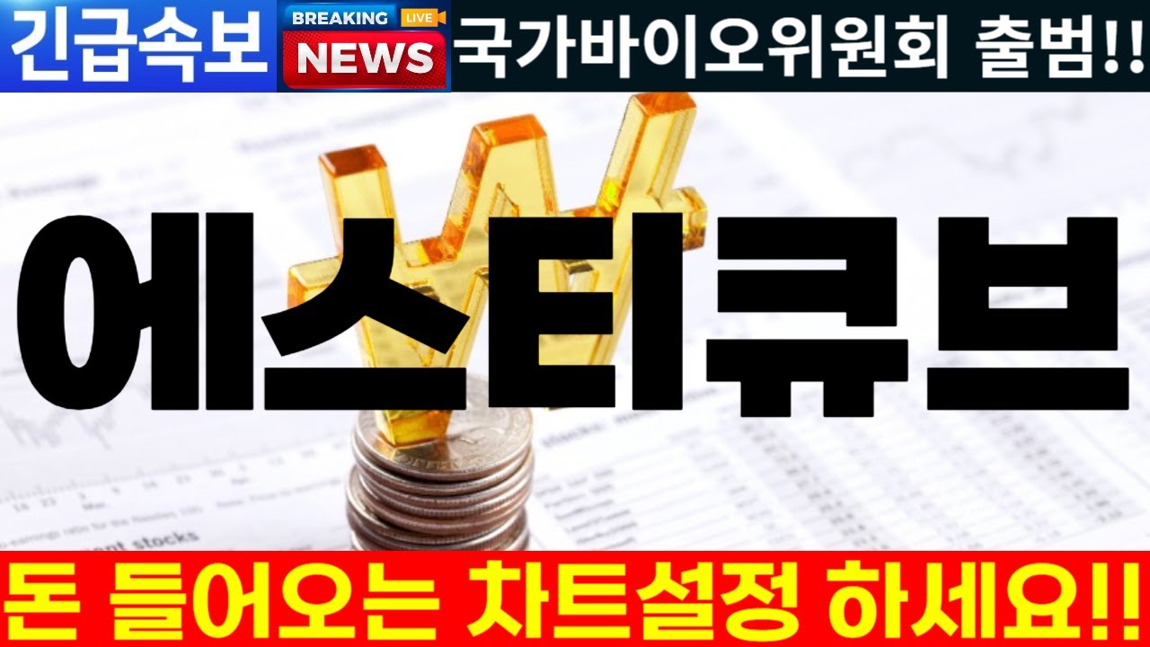 에스티큐브 분석 나만 알고 있었는데차트설정 이대로만 해보세요 돈 들어옴 에스티큐브차트분석 에스티큐브전략 면역