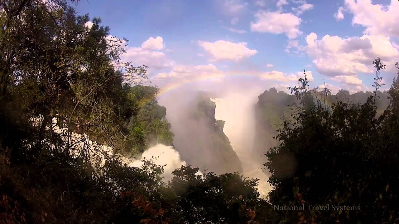 Victoria Falls, Zimbabwe and Zambezi Queen on the Chobe River - YouTube