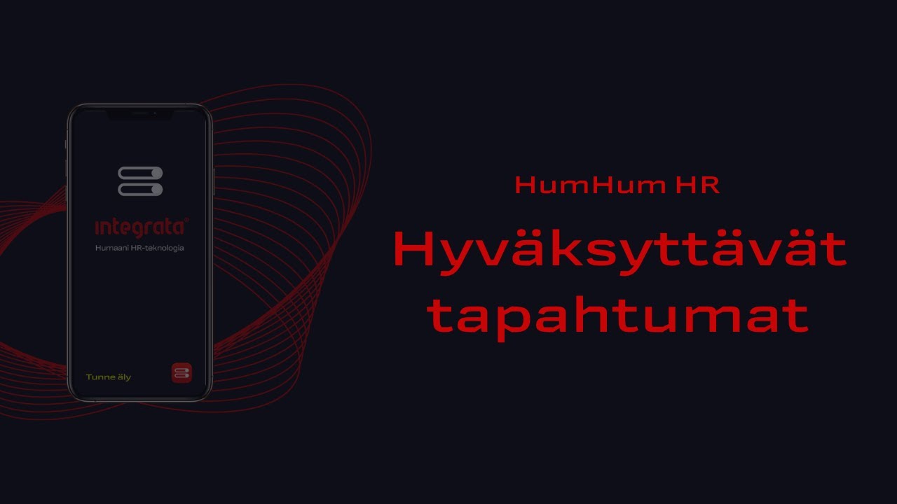 Demo: HumHum HR – Hyväksyttävät tapahtumat - YouTube