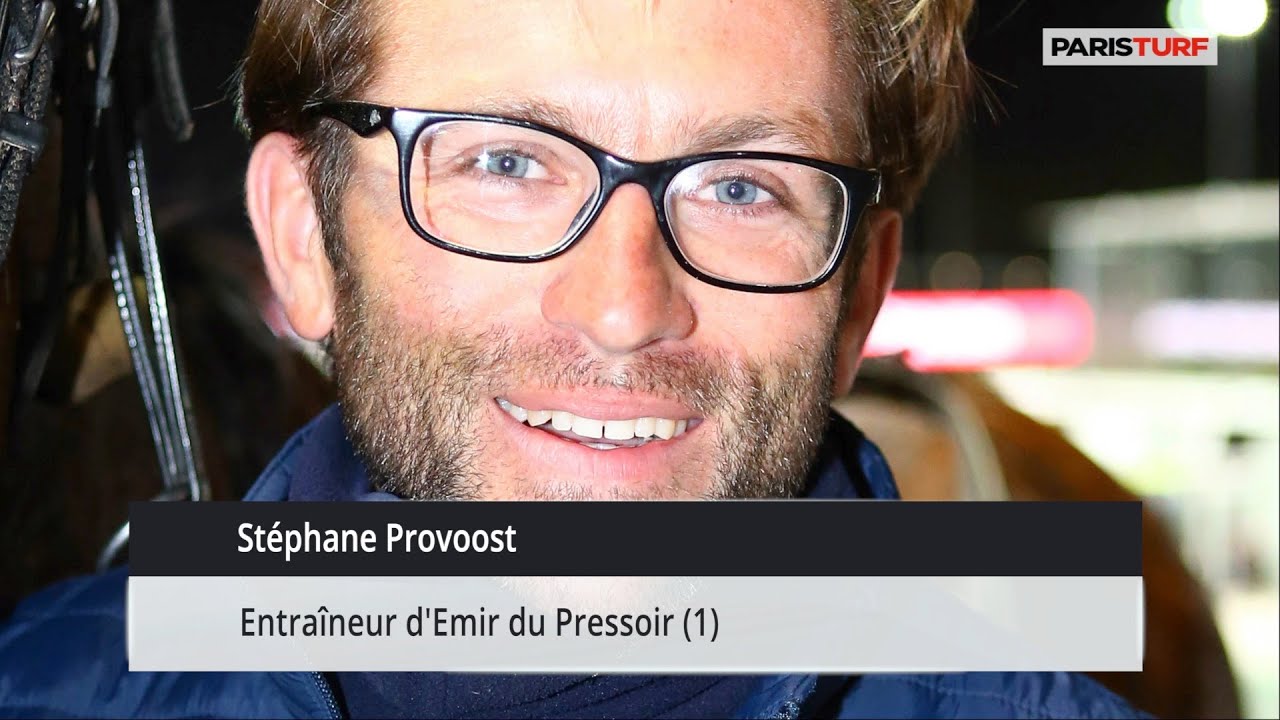 Stéphane Provoost, entraîneur de Emir du Pressoir (07/10 à Caen) - YouTube