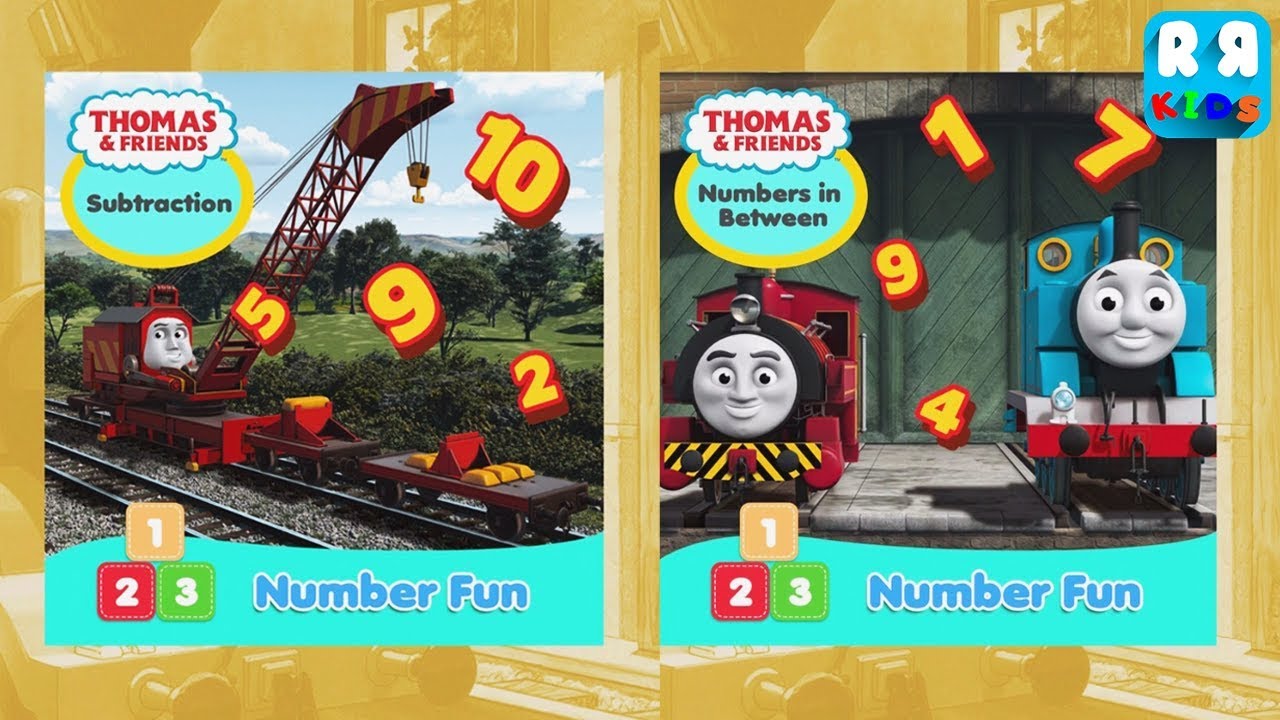 Play Number Fun Substraction and Number in Between - Thomas & Friends ...
