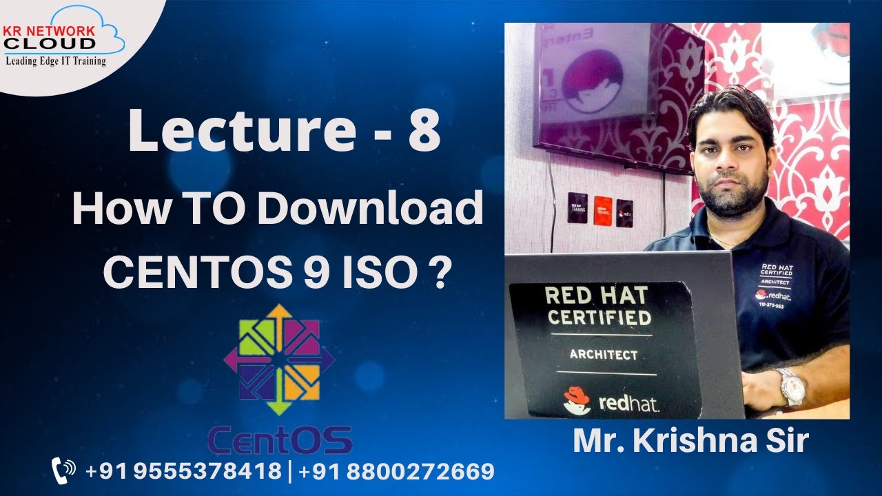 Lecture - 8: Centos-9 Downloading Steps || How we can download centos 9 ...